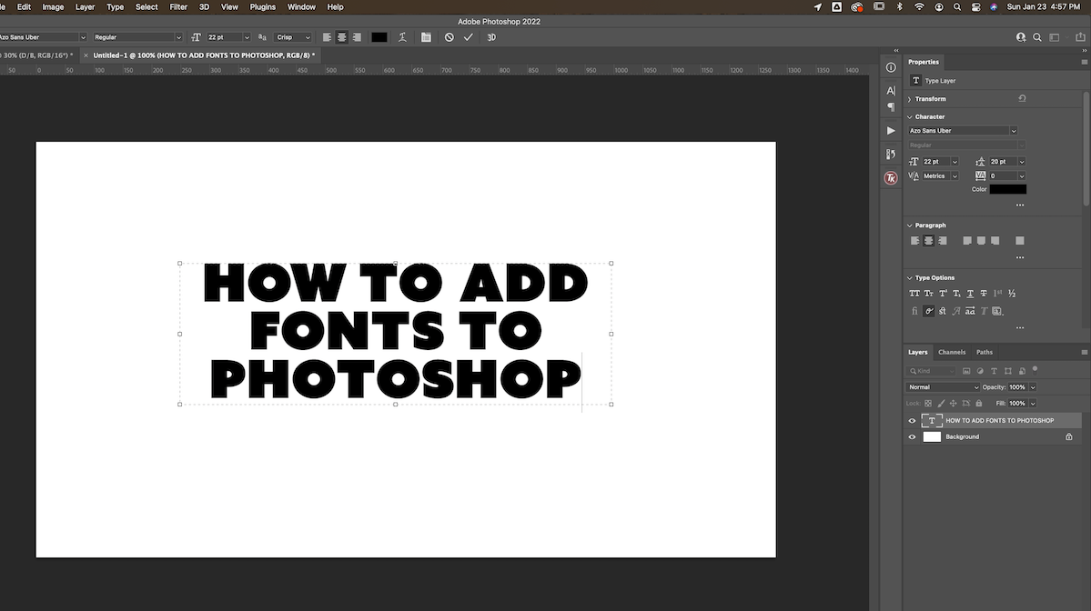 How to Add Fonts to Photoshop - 42 West, the Adorama Learning Center