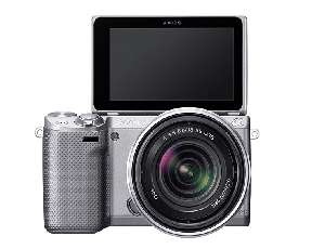 Sony Alpha NEX-5R Camera Kit with Sony 18-55mm F3.5-5.6 OSS Lens, Silver