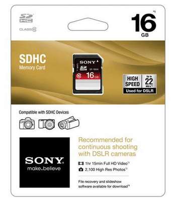 Sony adds SD memory cards | Expert photography blogs, tip, techniques ...