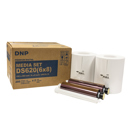 DNP 2x DS40 6" x 8" Dyesub Printer Paper, 400 Glossy Prints DS406X8 2