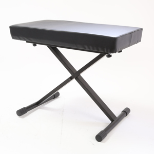 Used On-Stage Deluxe X-Style Keyboard Bench - SKU#1349685 KT7800+