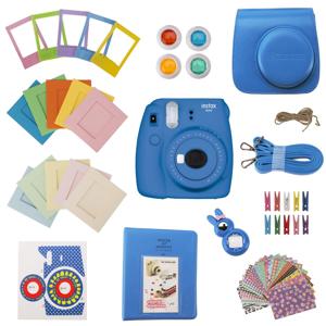 Used Slinger FujiFilm Instax Mini 9 Accessory Kit - Ice Blue (Camera ...