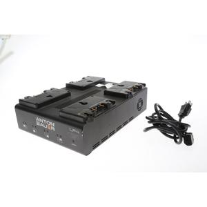 Used Anton Bauer LP4 Low Profile Quad Gold Mount Battery PowerCharger ...