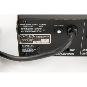 Used Crown Power Base 3 Two Channel Power Amplifier - SKU#1564644