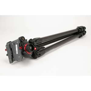 USED Manfrotto 504HD VD Fluid Video Head with 535 CF Tripod Legs - SKU ...