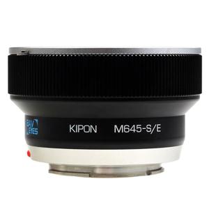 Used KIPON Lens Mount Adapter for Mamiya 645-Mount Lens to Sony E-Mount Camera VDLM645SE