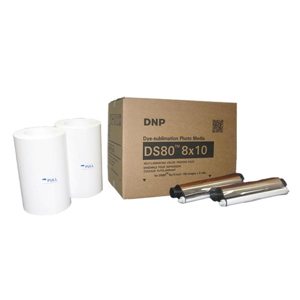 USED DNP DS80 8x10" Dyesub Printer Media Kit, 260 Glossy Prints - SKU ...
