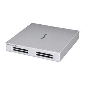 Used Sonnet Qio CF4 High-Speed CompactFlash Card Reader with Thunderbolt Interface Kit