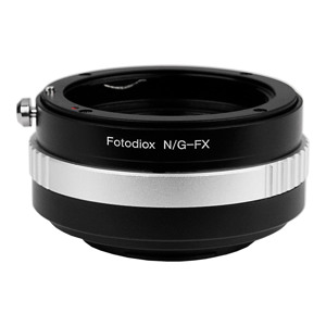Used Fotodiox Mount Adapter with Aperture Control Dial for Nikon G and ...
