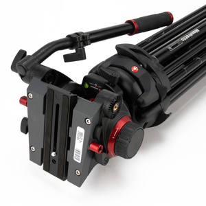USED Manfrotto 504HD VD Fluid Video Head with 546B Aluminum Tripod Legs ...