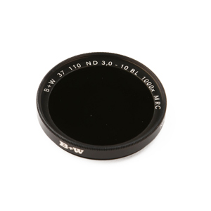 Used B+W 37mm #110 Neutral Density (ND) 3.0 Filter VDLBW11037