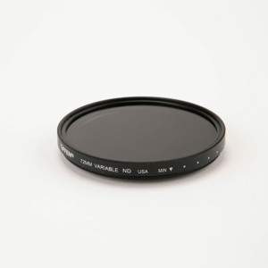 Used Tiffen 72mm Variable Neutral Density (ND) Filter - 2 to 8 Stop Light Control 72VND