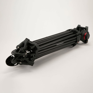 Used Manfrotto 504HD VD Fluid Video Head with 546B Aluminum Tripod Legs,