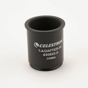 Used Celestron T-adapter for all Schmidt-Cassegrains, Threads onto Rear ...