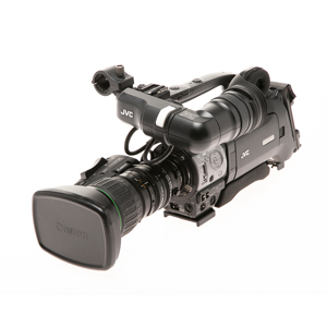 Used JVC GY-HM750U ProHD Compact Shoulder Solid State Camcorder - (339 ...