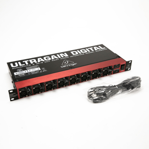 Used Behringer Ultragain Digital ADA8200 Audiophile 8 In/8 Out ADAT ...