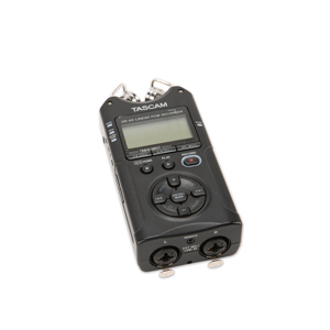 Used Tascam DR-40 4-Track Handheld Digital Audio Recorder - Black