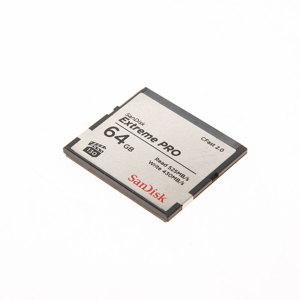 Used SanDisk Extreme PRO 64GB CFast 2.0 Memory Card, Up to 515MB/s Read, Up to 240MB/s Write ...