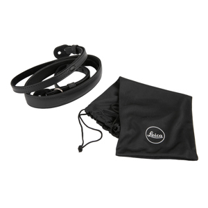 Used Leica Leather Carrying Neck Strap, Black 18575 - Adorama