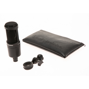 Used Audio-Technica AT2020 Side-Address Cardioid Condenser Microphone ...