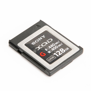 Used Sony G Series 128GB XQD Memory Card, 400MB/s Write Speed, 440MB/s ...