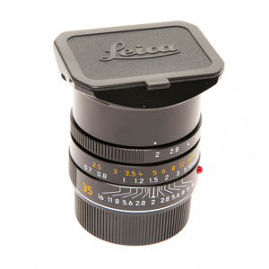 Used Leica 35mm f/2.0 Summicron-M Aspherical Lens, Black, #11673 11673