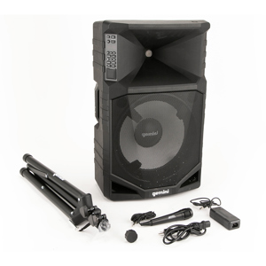 Used GSW-T1500PK 15" Portable Bluetooth Speaker with Stand and ...