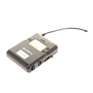 Used Sony UTX-B03 Integrated Digital Wireless Bodypack Transmitter with Lavalier Microphone, UHF ...