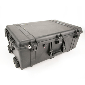 Used Pelican 1650 Case With Wheels, without Foam (Black) 1650-021-110