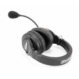 USED Shure Dual-Sided Broadcast Headset with Cardioid Microphone - SKU ...