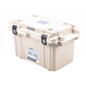 Used Pelican 70QT Elite Cooler - Tan/White SKU#1801047 - Adorama