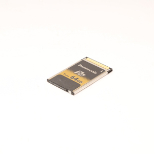 Used Panasonic AJ-P2E064FG 64GB F-Series P2 Solid State Memory Card ...