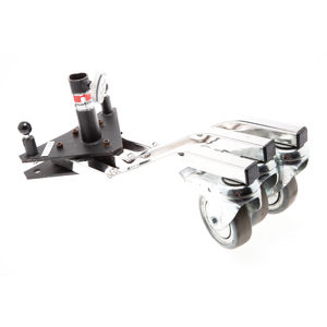 Used Matthews Low Rolling Stand Base for the Junior Runway Stands, Chrome.
