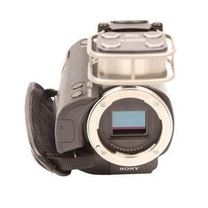 USED Sony NEX-VG20 Interchangeable Lens Full HD Handycam Camcorder Body ...