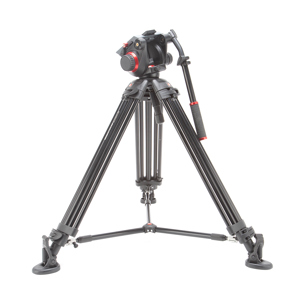 USED Manfrotto 504HD VD Fluid Video Head with 546B Aluminum Tripod Legs ...