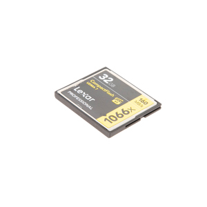 USED Lexar 32GB Professional 1066x CompactFlash Memory Card - SKU#1823625