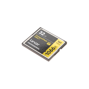 USED Lexar 32GB Professional 1066x CompactFlash Memory Card - SKU#1823639