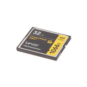 Used Lexar 32GB Professional 1066x CompactFlash Memory Card - SKU#1823641