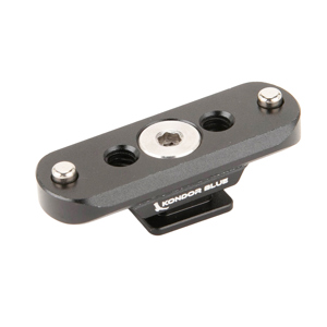 Used Kondor Blue NATO Rail to Hot Shoe Adapter for Remote Trigger Top ...