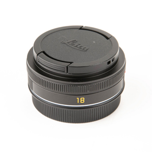 Used Leica 18mm F2.8 ELMARIT-TL Aspherical Pancake Lens - Black