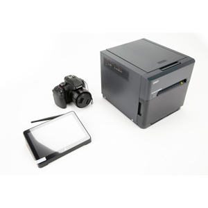 Used DNP ID Photo Printer System with FZ-80 Camera & Wireless LCD ...