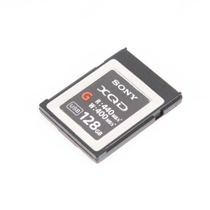 Used Sony G Series 128GB XQD Memory Card, 400MB/s Write Speed, 440MB/s ...