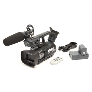 Used JVC GY-HM150U 3-CCD Compact Handheld Camcorder - SKU#1872441