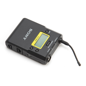 Used Sony UTX-B03 Integrated Digital Wireless Bodypack Transmitter with Lavalier Microphone, UHF ...