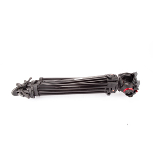Used Manfrotto 504HD VD Fluid Video Head with 546B Aluminum Tripod Legs ...