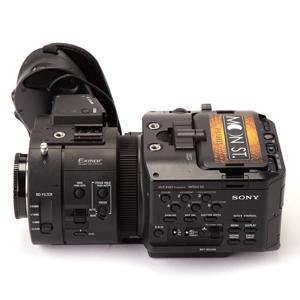 Used Sony NEX-FS700 R (Upgrade) 4K Sensor High Speed NXCAM Super35 ...