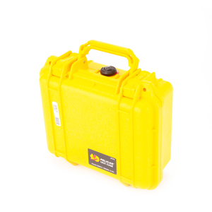 Used Pelican 1200 Hard Case - Yellow, NO FOAM SKU#1908961 - Adorama