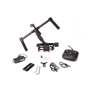 Used DJI Ronin-M 3-Axis Gimbal Stabilizer, Supports up to 8 lbs, with Transmitter for Remote Pan ...