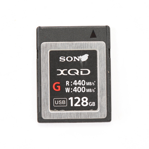 Used Sony G Series 128GB XQD Memory Card, 400MB/s Write Speed, 440MB/s ...