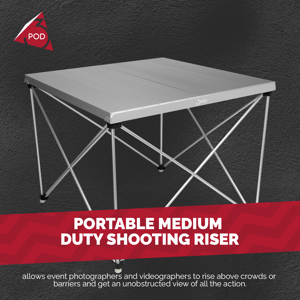 Used Portable Medium Duty Shooting Riser, 4x4' - Adorama